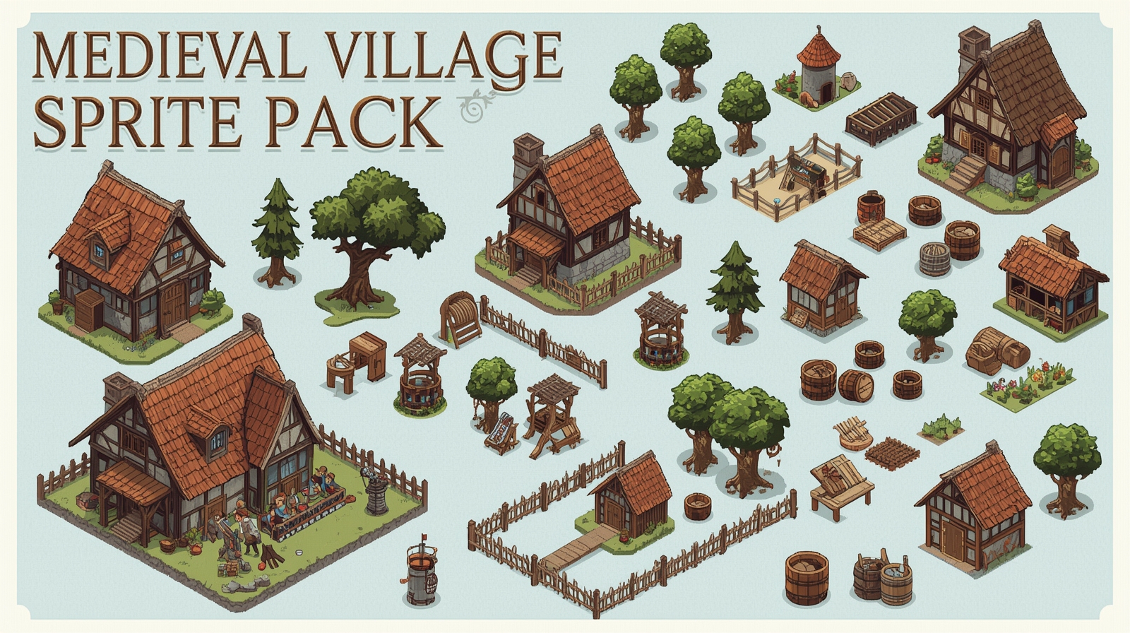 Medieval Village Sprite Pack by DOOM