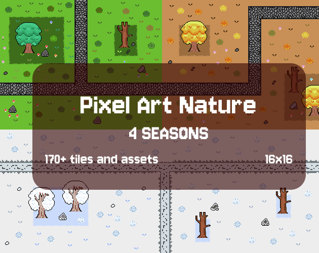 Devlog - Pixel Art Nature Tileset and Asset Pack by PixelKitty