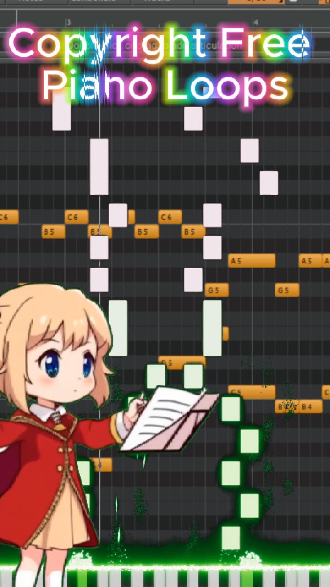 Copyright Free Piano Music Loop no.1 by Hiasforu