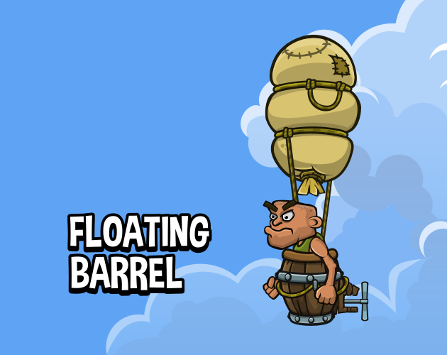Floating barrel by Robert Brooks - gamedeveloperstudio.com
