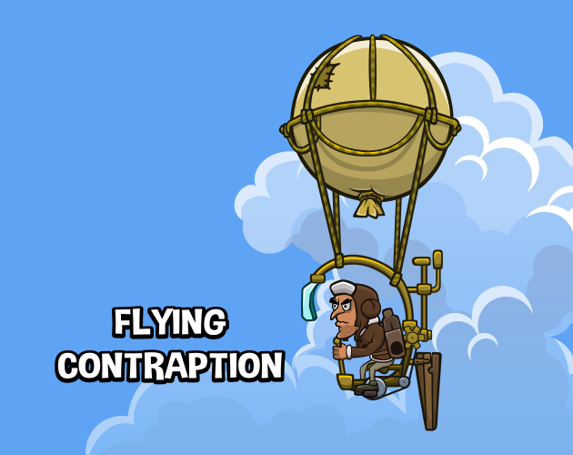 Flying contraption by Robert Brooks - gamedeveloperstudio.com
