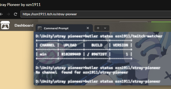 butler doesnt show the project - butler - itch.io