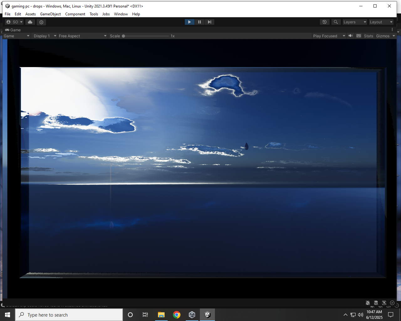 one unity cube horizon by shaneomac101 for Evening Jam - itch.io