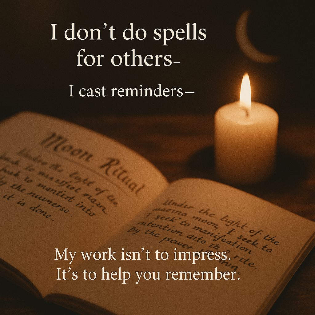 Why I Don’t Do Spells for Others (And What I Do Instead) - itch.io