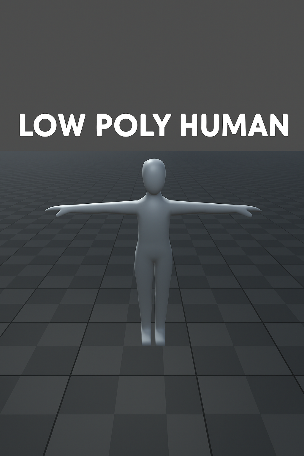 Low Poly Human Demo – Rigged 3D Character by Devkore