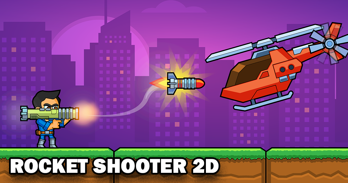 Rocket Shooter 2D - Unity Game Template by Black Rose Developers