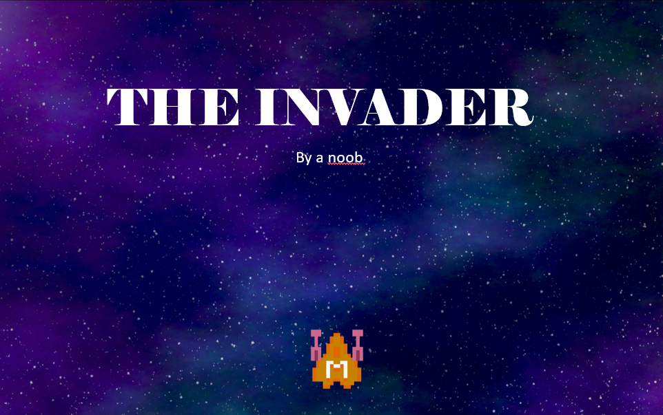 Space Invader by AgentM89