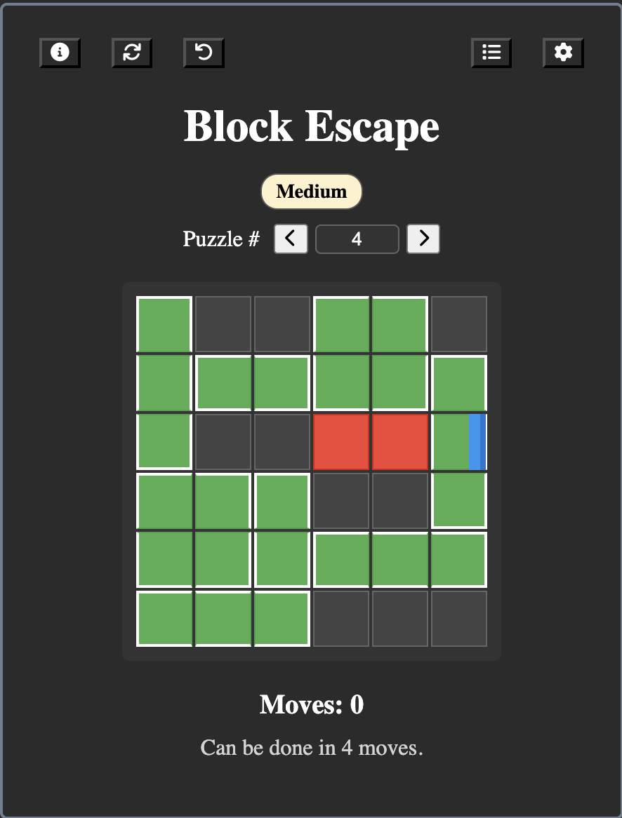 Block Escape by Daniel
