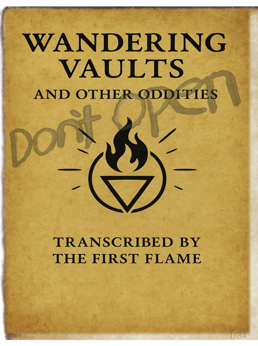 It's done early. The Vaults are open - Wandering Vaults and Other ...