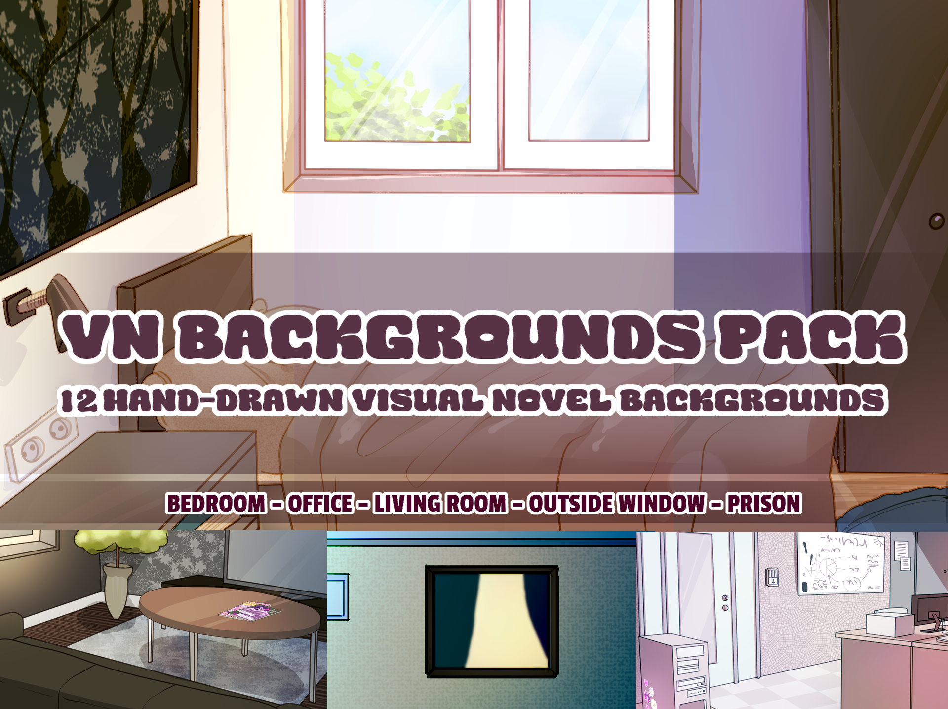VN Background Pack 1 by moxaji