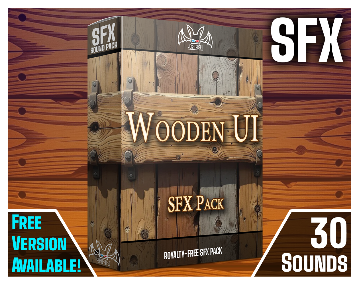 [SFX] Wooden UI Sound Effect Pack by JDSherbert