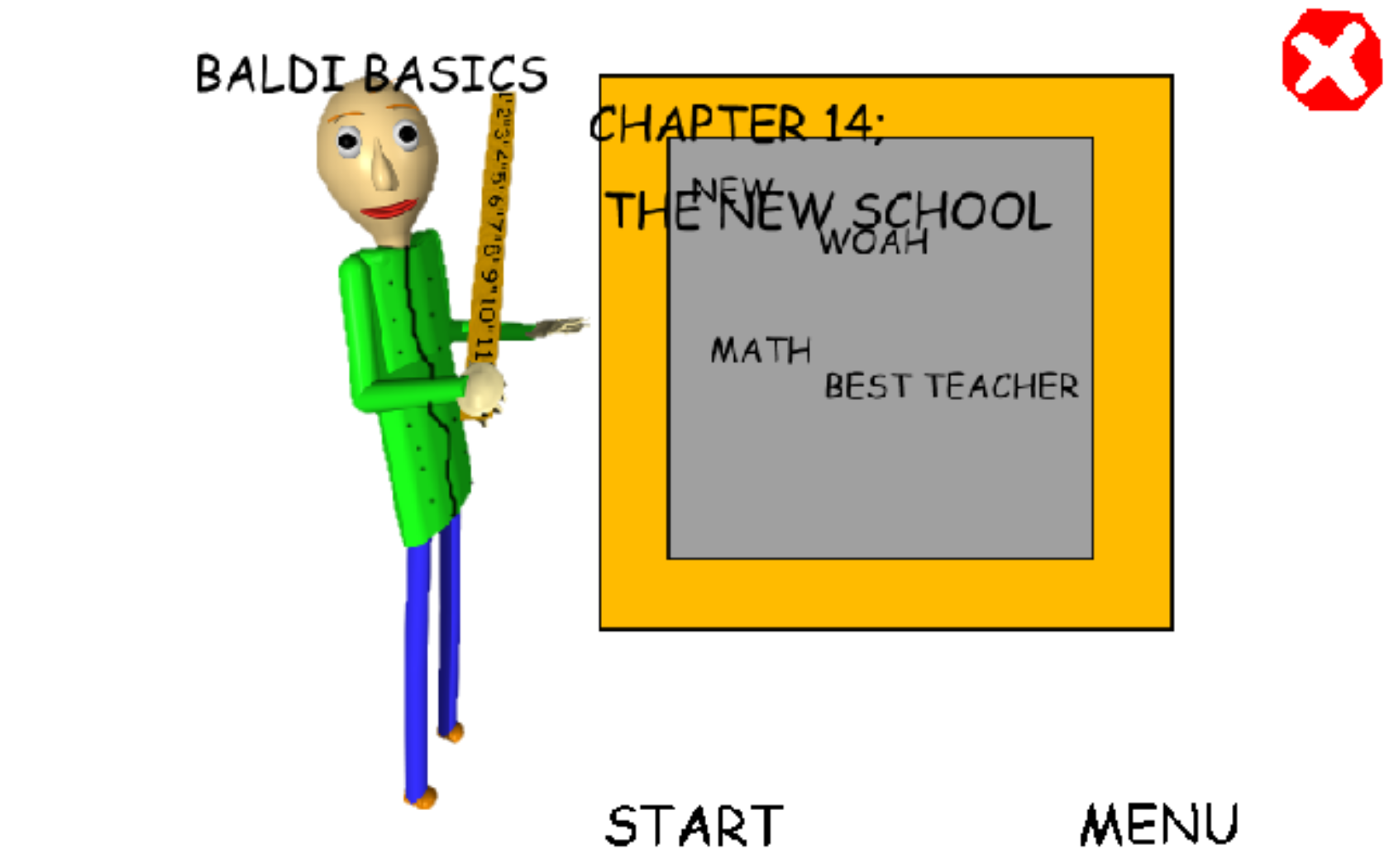baldi basics chapter 14 the new school by THAT1BALDIBASICSMODDERGUY