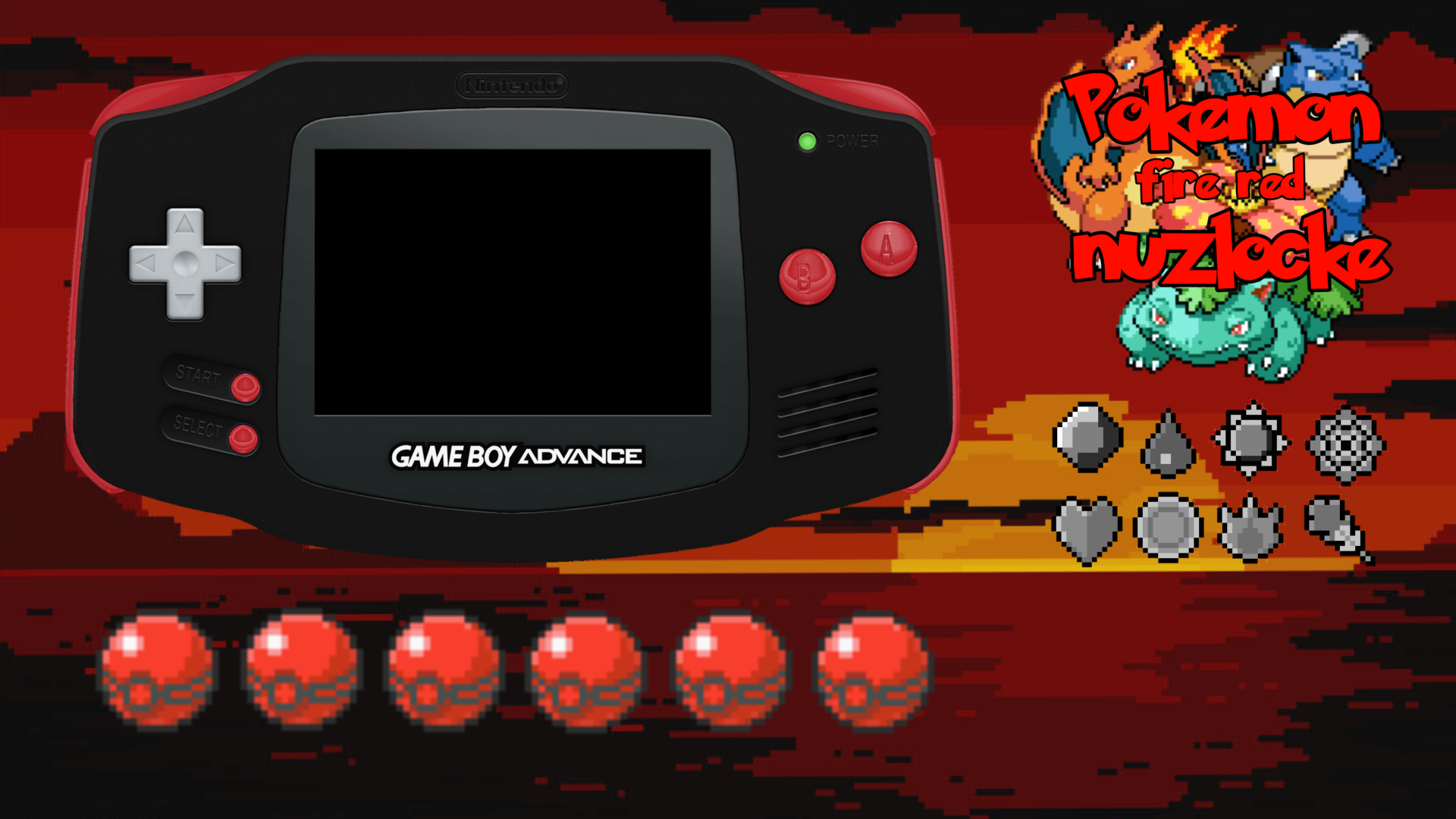 pokemon fire red nuzlocke overlay by tsacgaming