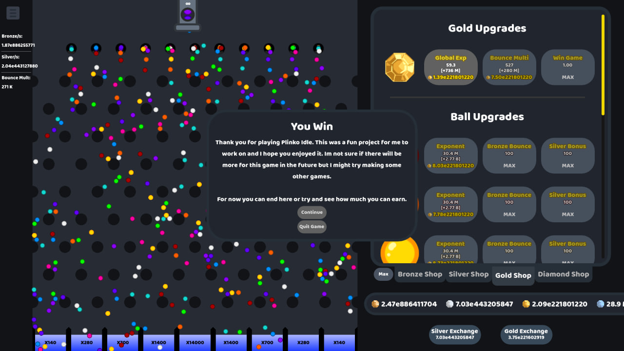 Plinko Idle by ABoxWithinABox, ekkit, 3DSphere