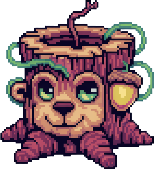 Retro Pixelated 🌲 Enchanted Forest Sprite Pack by GameTorch