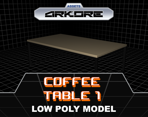 Low Poly Coffee Table by Arkore