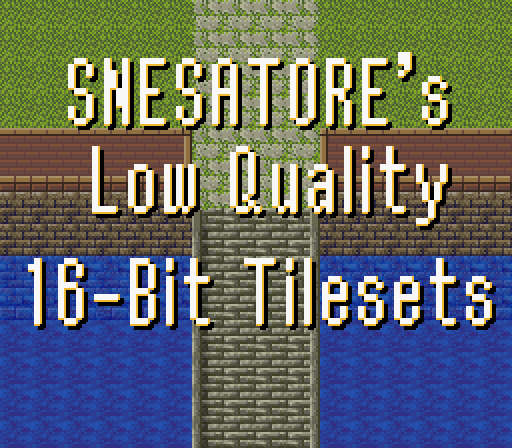 Update News - SNES style 16-bit tile sets by Snesatore's Low Quality ...