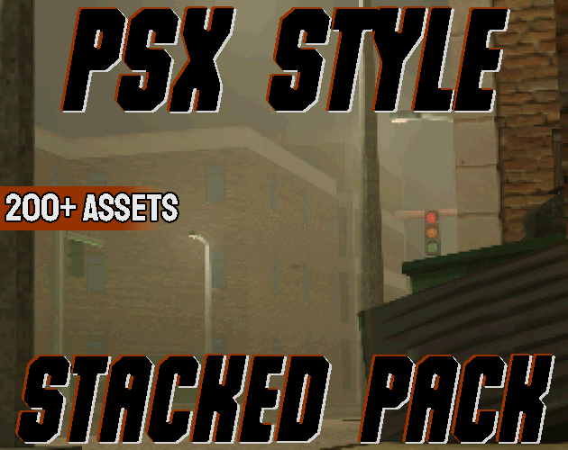 v1.2 more garbage and some walls - PSX style urban stacked pack by ...