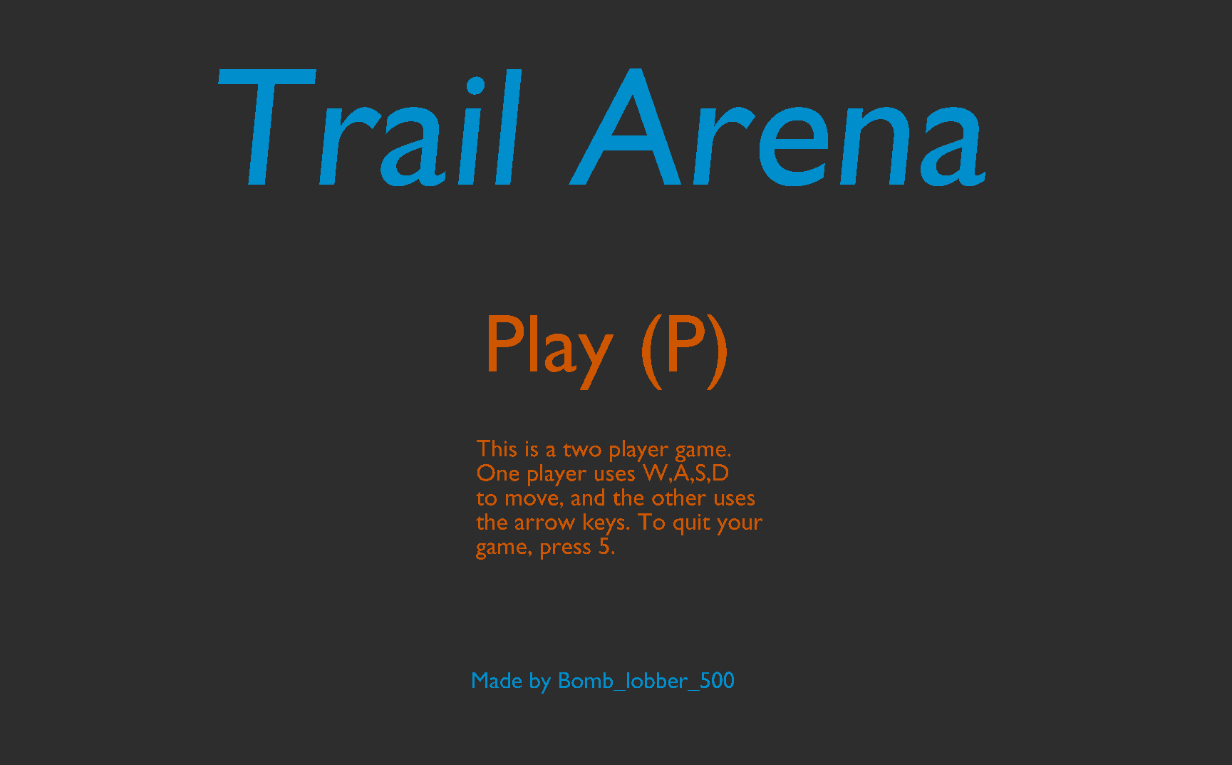 Trail Arena by Bomb_lobber_500