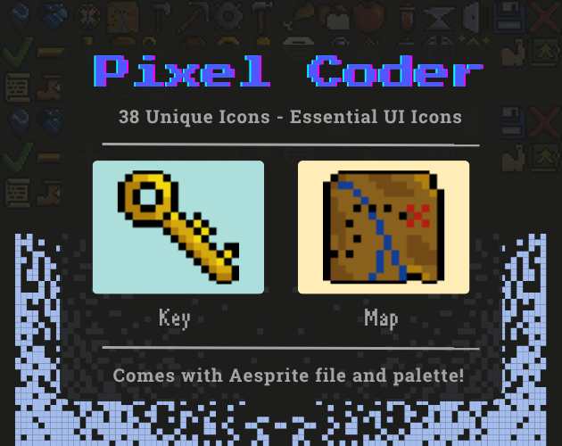My First Asset Pack: A Look Back at the Essential UI Icons - itch.io