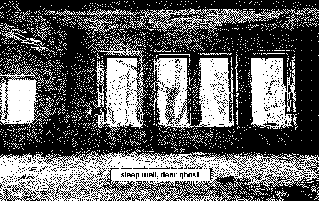 sleep well, dear ghost by moloneko
