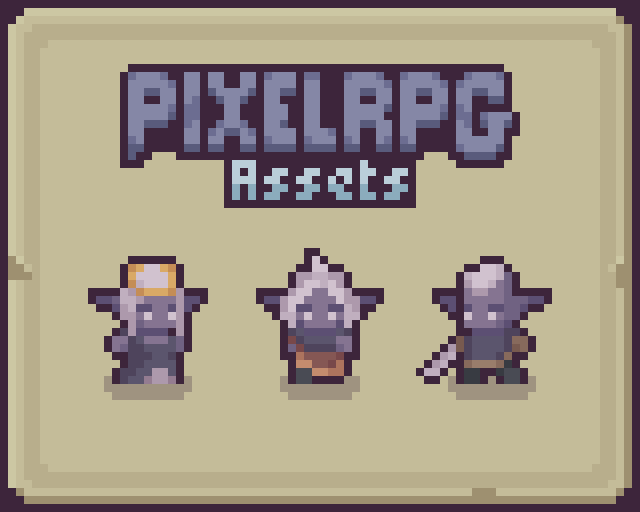 Dark Elves Character Pack - Pixel RPG by Snoblin