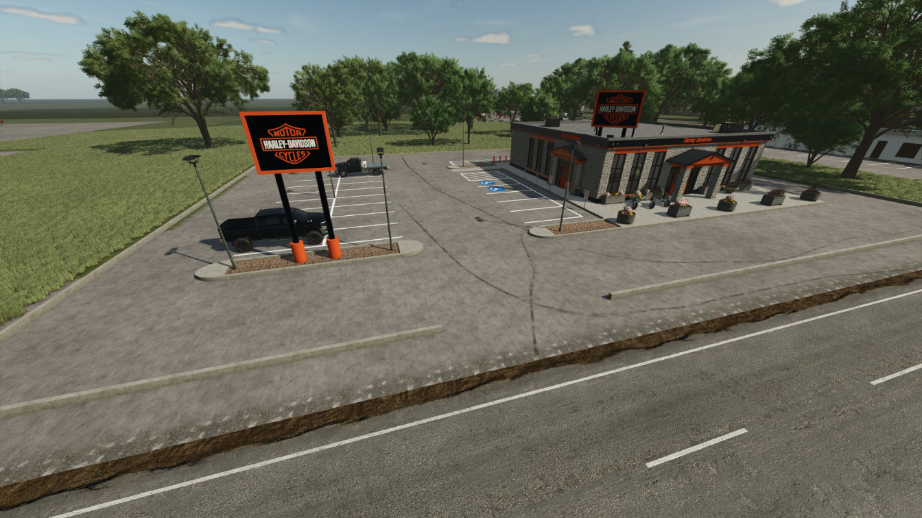 ACH25 Harley Davidson Dealership by Snakebizzle