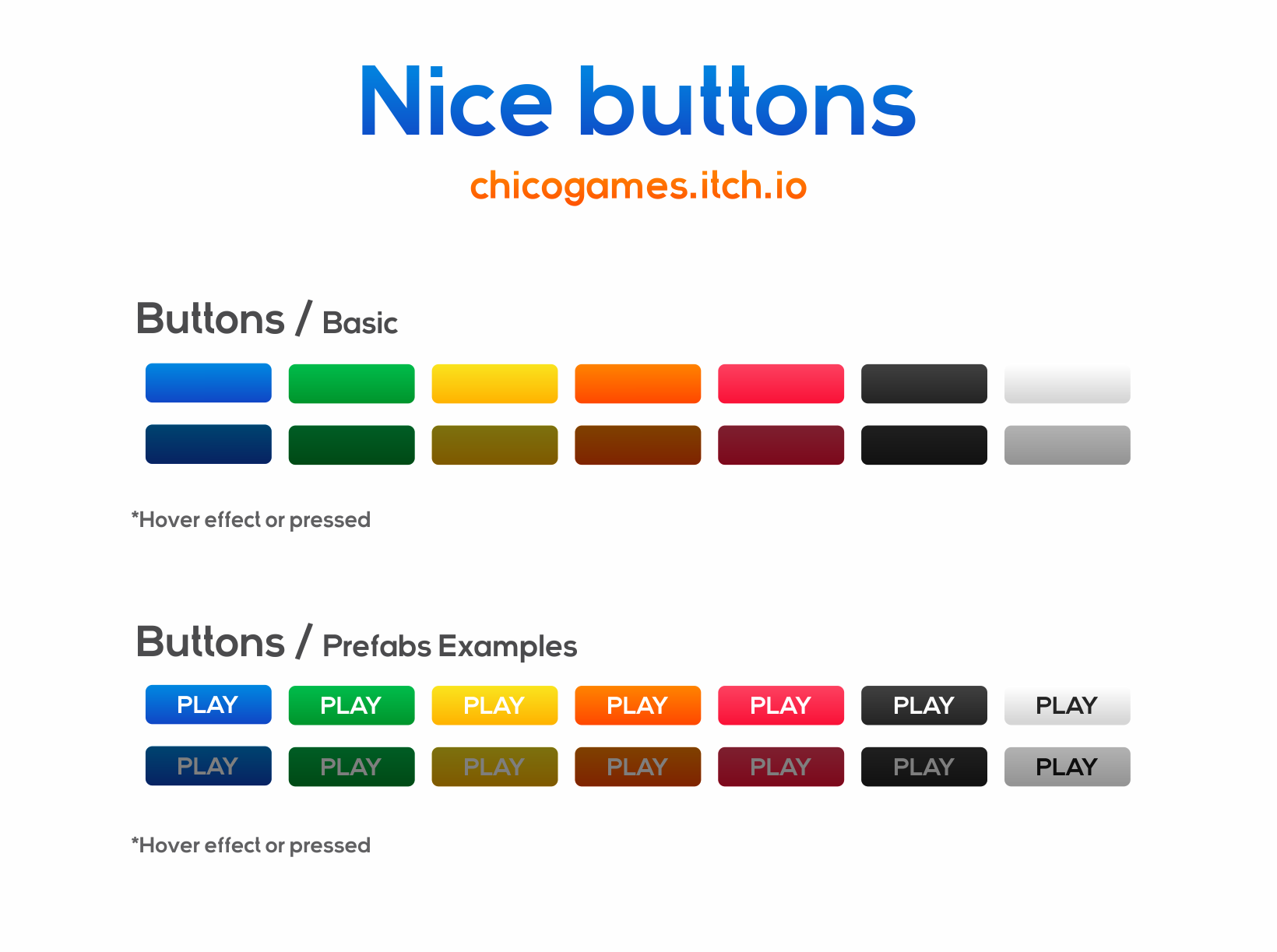 Nice Buttons - Free by chicogames