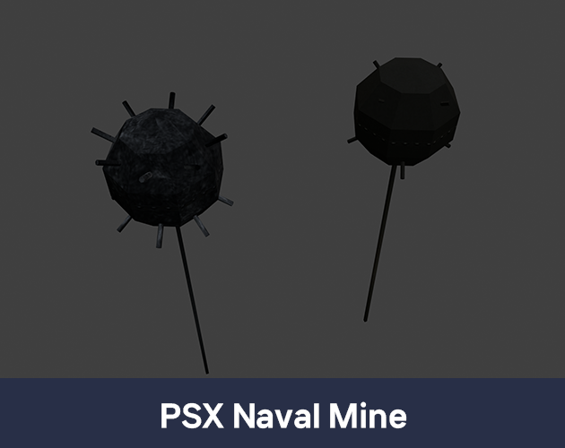 PSX Naval Mine – Retro Explosive Prop by Onloop