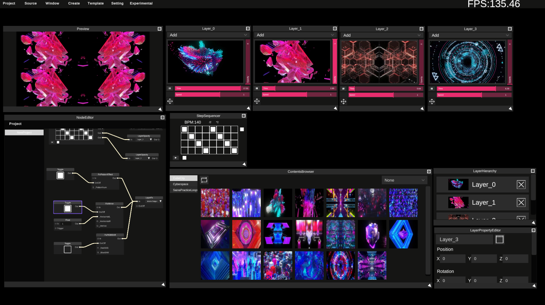 [Windows/Mac] SynapseRack VJ Tool by sainakey