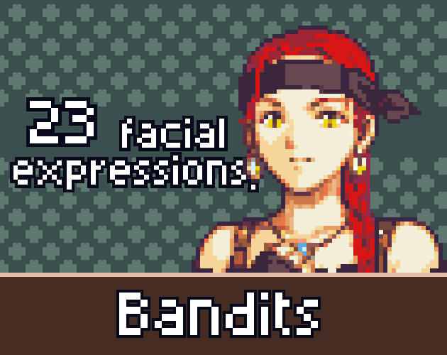 GBA Style: Bandit Portraits by WorthyPie
