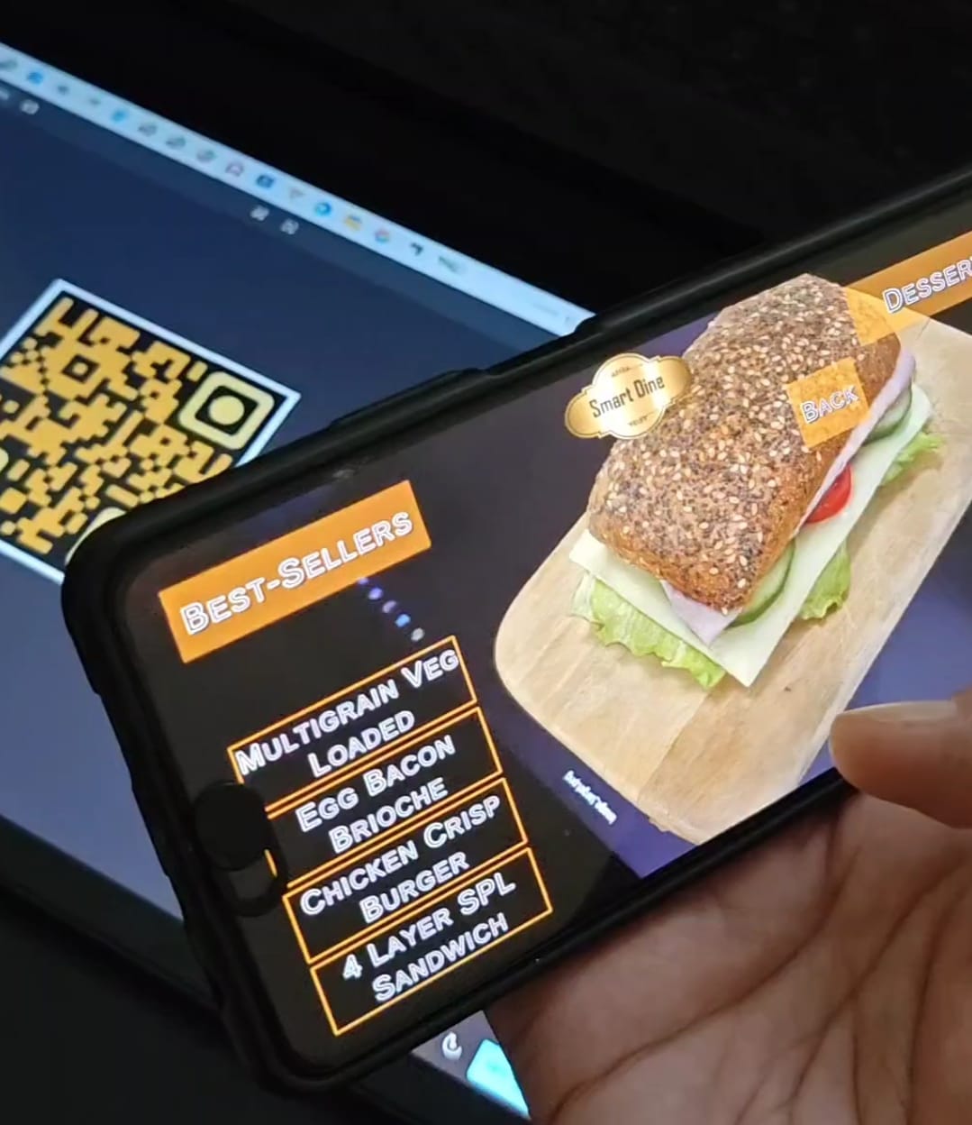 3D Food AR Menu Photo realistic by Ankit Kr Singh
