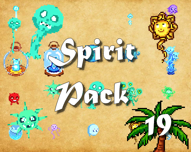 19 Spirits --- Pixel Art Spirit Pack by PixiePirat