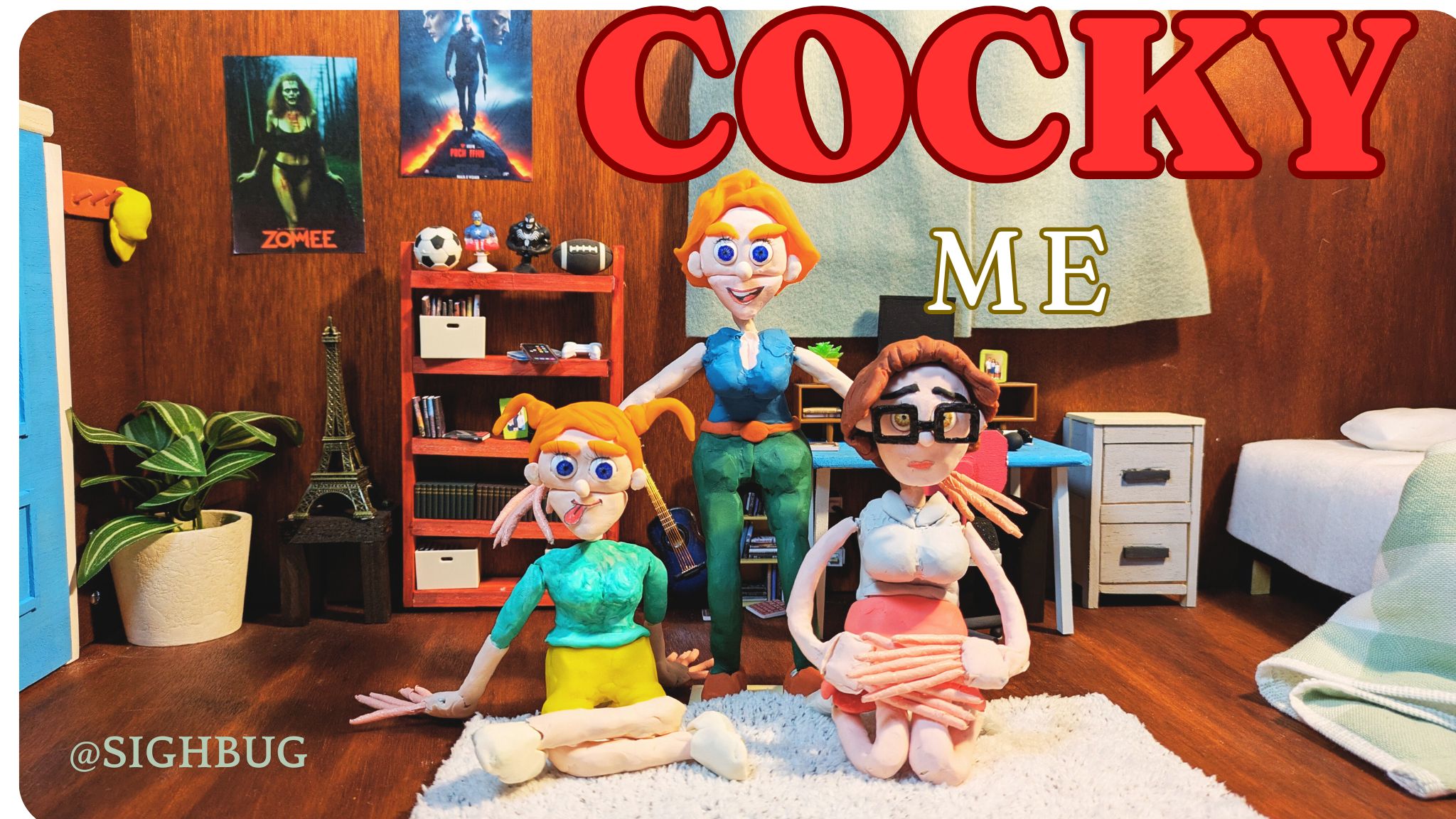 Cocky Me (handmade, claymation-style AVN )EP2 part A by Sighbug