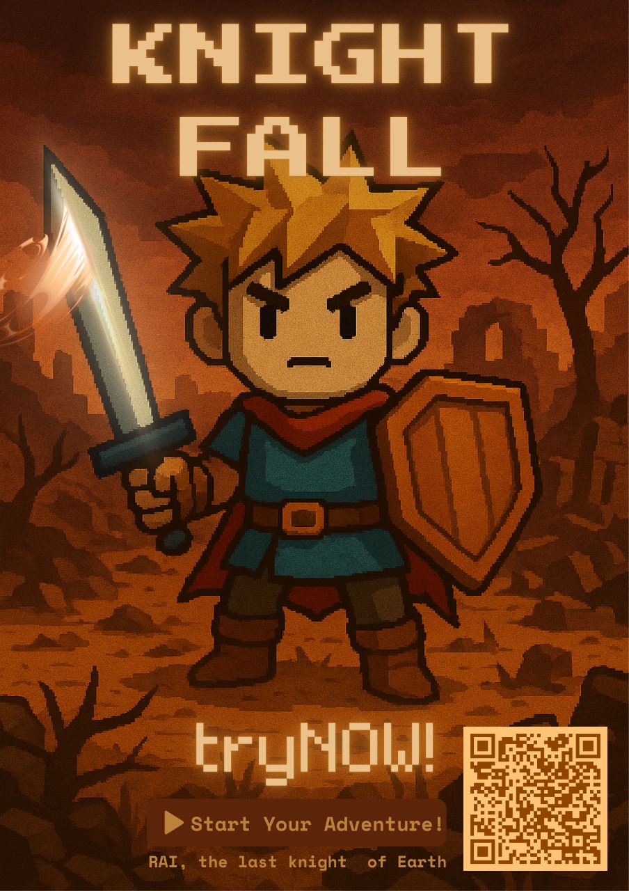 Knight Fall by Yoshirmdn