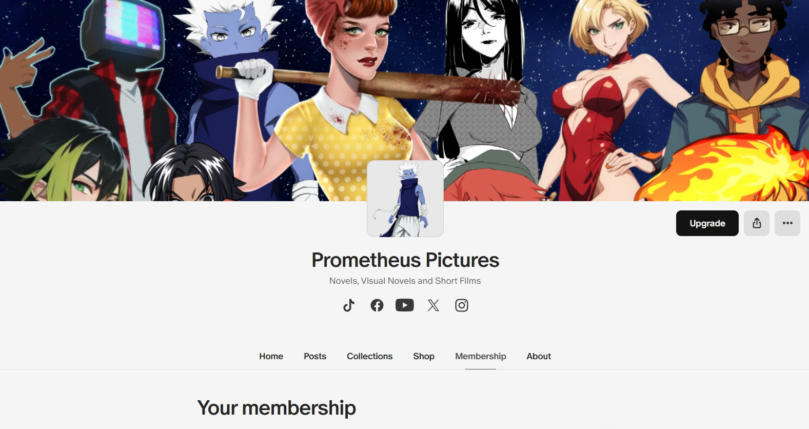 Why Support Prometheus Pictures on Patreon? - itch.io