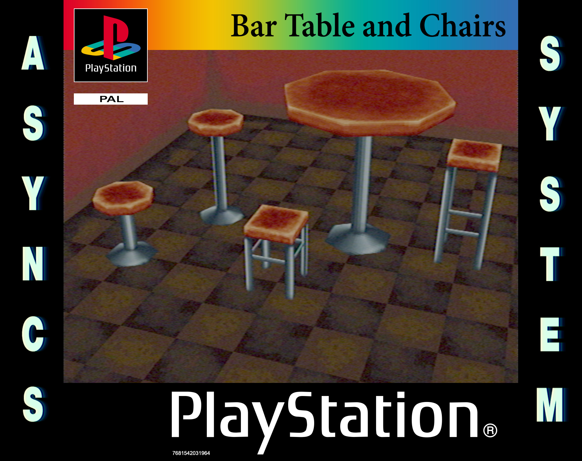 PSX - Bar Table and Chairs by AsyncSystem