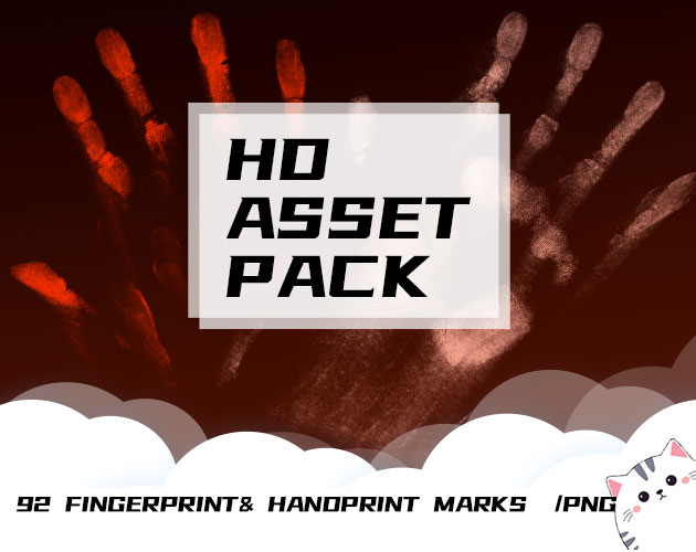92 Fingerprint & Handprint Marks by ClaireArt