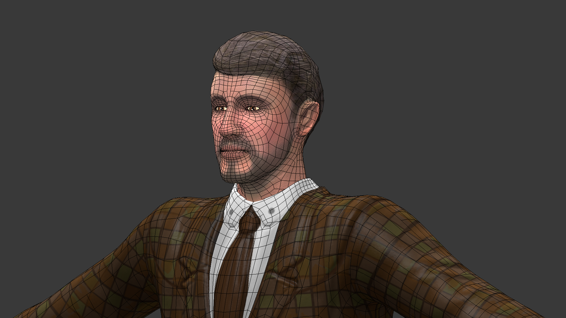 Business Man - Animated low-poly character Low-poly 3D model by ManNeko