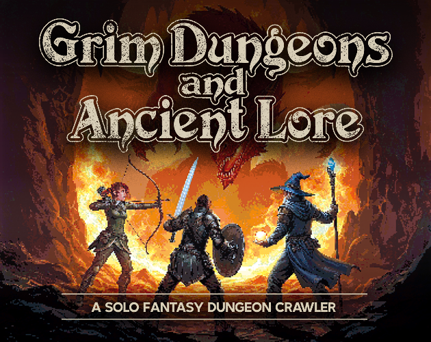 Grim Dungeons and Ancient Lore by Sasha Jarkaz