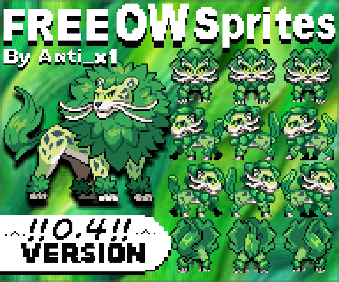 Pokémon Monster Taming Game OW Sprite's+ v0.4! by _Anti_x1_