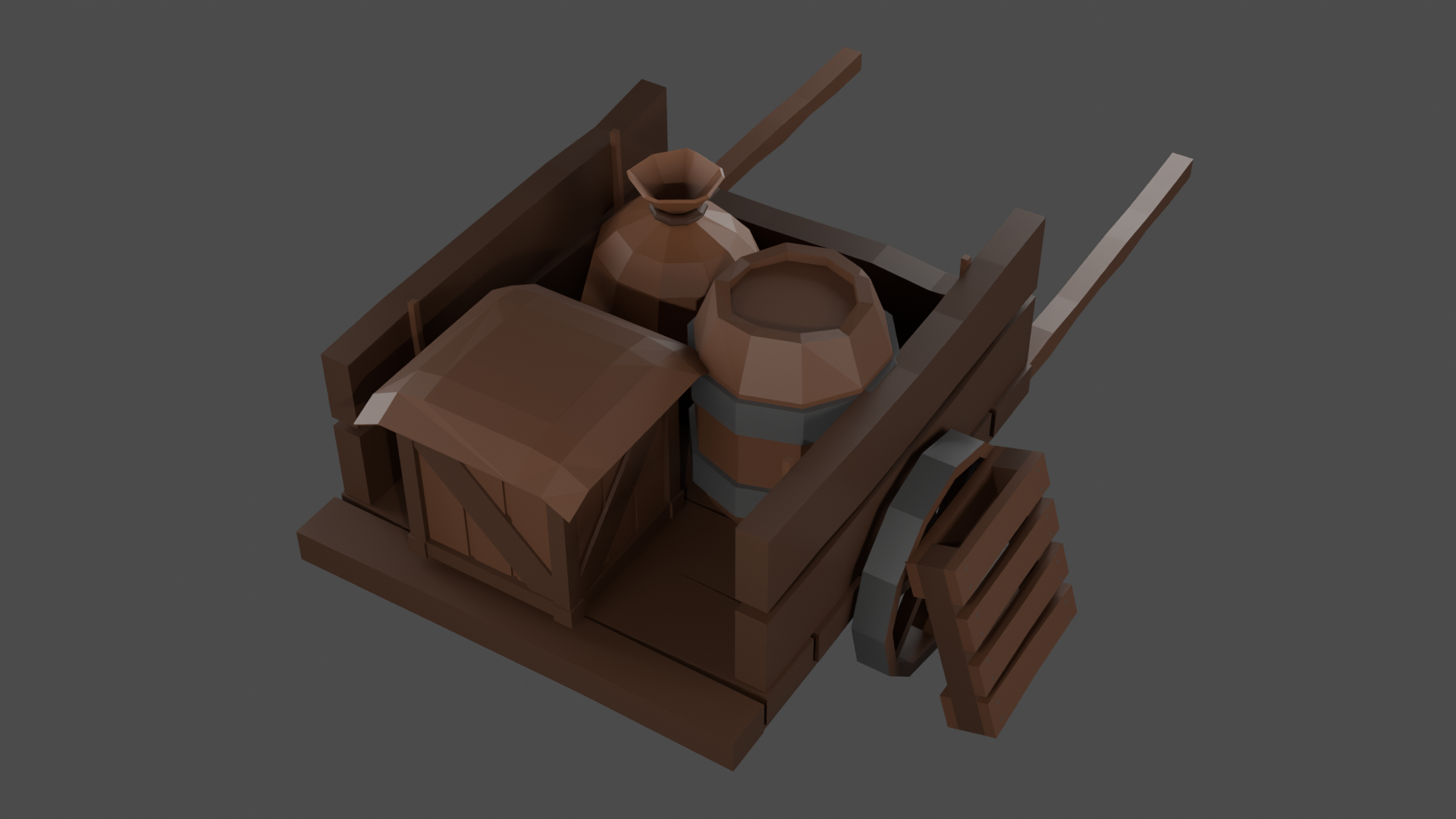 Low Poly Medieval Props Pack by CryzmerMD
