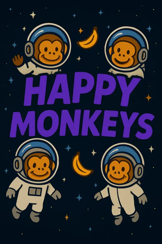 Happy Monkeys by rocketvr77
