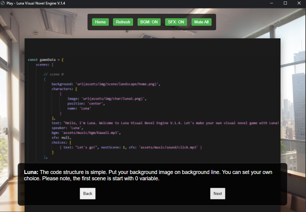 Luna - Visual Novel Engine by Cyberus Studio