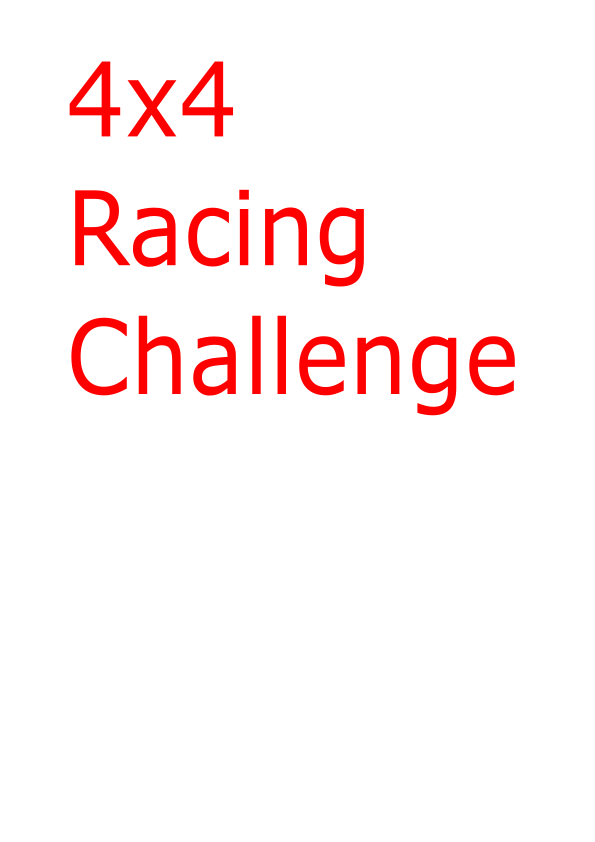 4x4 Racing Challenge by blackramcharger963