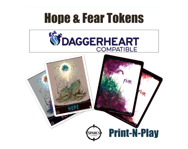 Hope & Fear Tokens by SPARCS Games