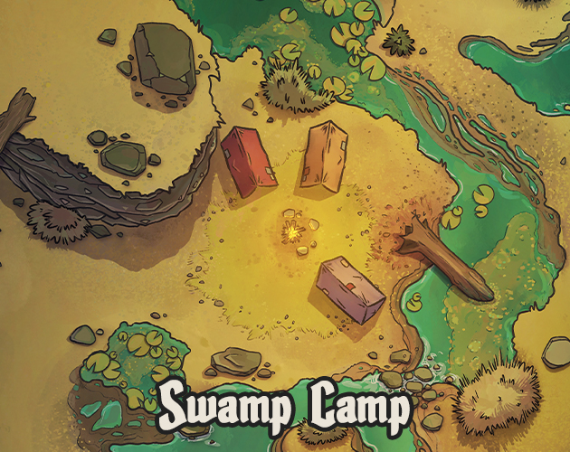 Swamp Camp [26x40] by Nic's Atlas