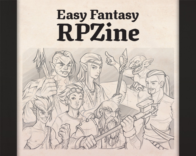 Easy Fantasy RPZine by cmartins