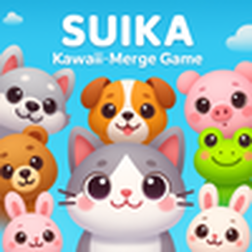 Suika Kawaii Cat Merge game by nadaapps