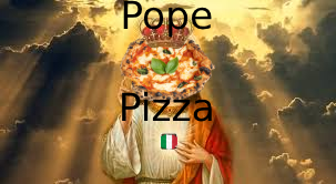 Pope Pizza by Nate Bradshaw